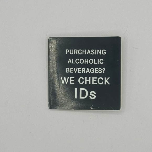 Other | We Check Ids Pin | Poshmark